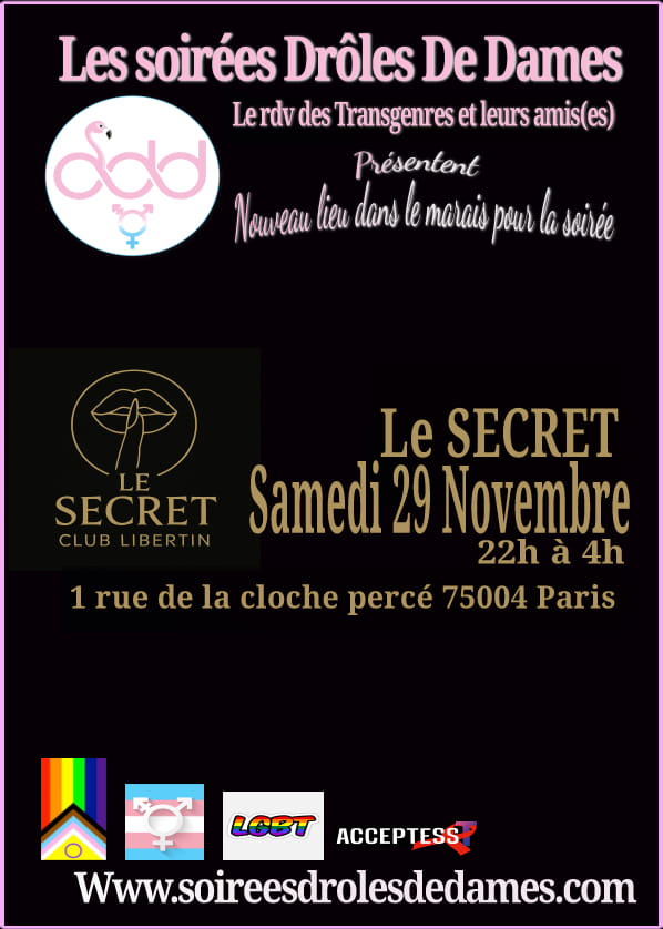 1 ère soiree évenement DDD au Club LE SECRET
